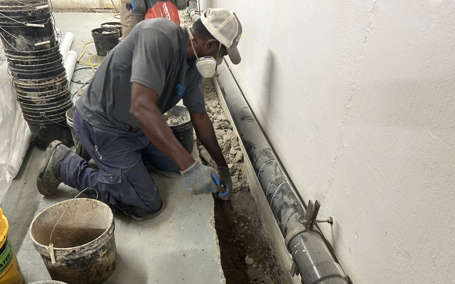 What is French Drain Basement Waterproofing? - Drycrete Waterproofing