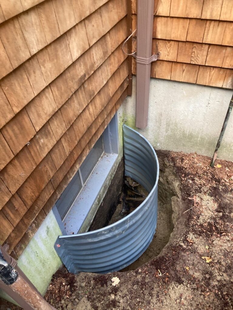 Window Well Installation - MA and RI - Drycrete Waterproofing