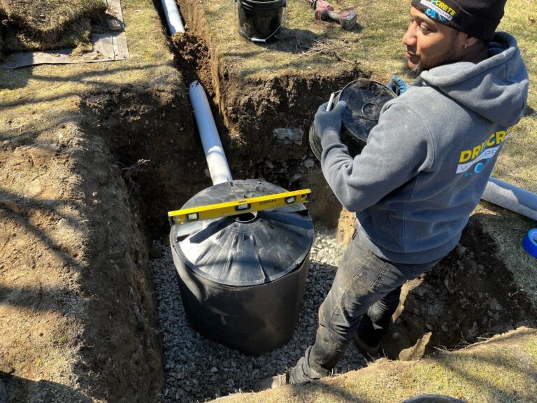 Dry Well Installation in Eastern MA and RI - Drycrete Waterproofing