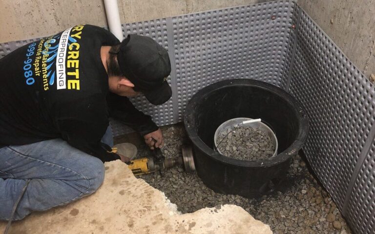 What is French Drain Basement Waterproofing? - Drycrete Waterproofing
