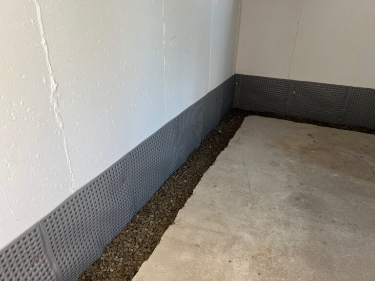 French Drain Installation - MA and RI - Drycrete Waterproofing