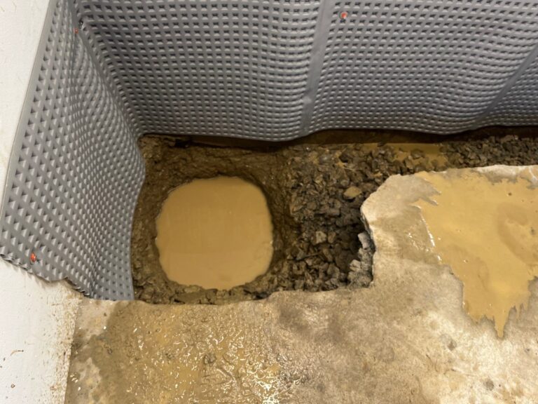 French Drain Installation - MA and RI - Drycrete Waterproofing